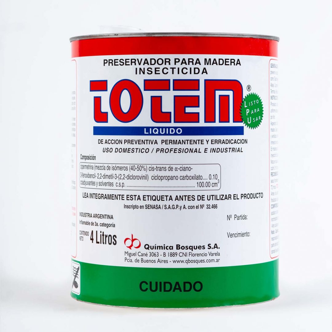 Preservador para madera Direth Insecticida Totem | Ezequiel Maderas